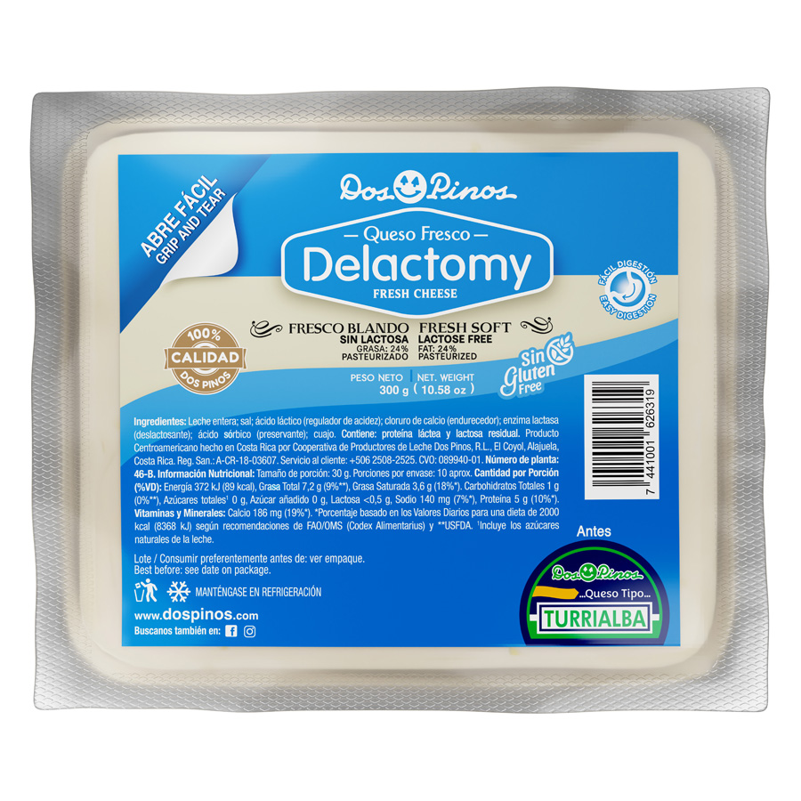 Queso fresco blando Delactomy – Dos Pinos